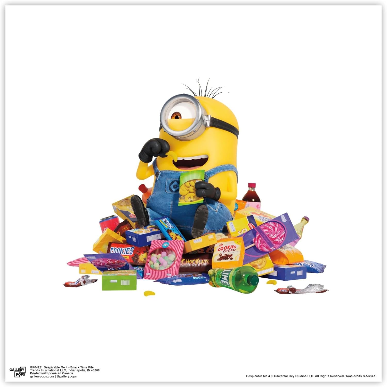 Amazon.com: Trends International Gallery Pops Despicable Me 4 - Snack ...