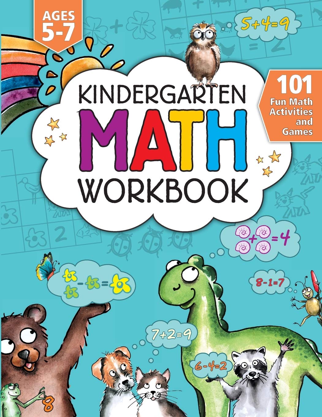 Kindergarten Math Activity Workbook 101 Fun Math Activities And Games ...