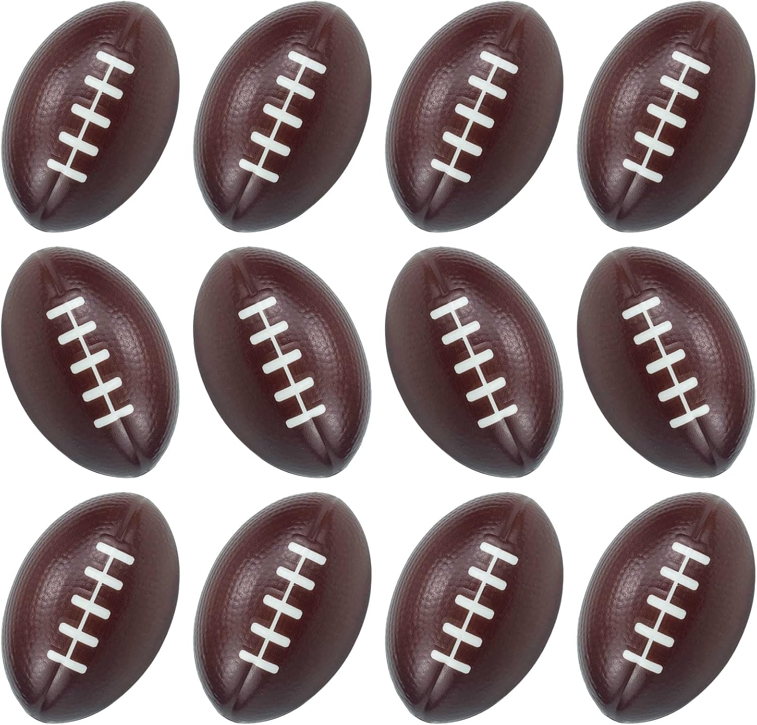 Ynanimery 12 Pack Soft Foam Mini Rugby Balls, Toddlers Play Balls Foam ...