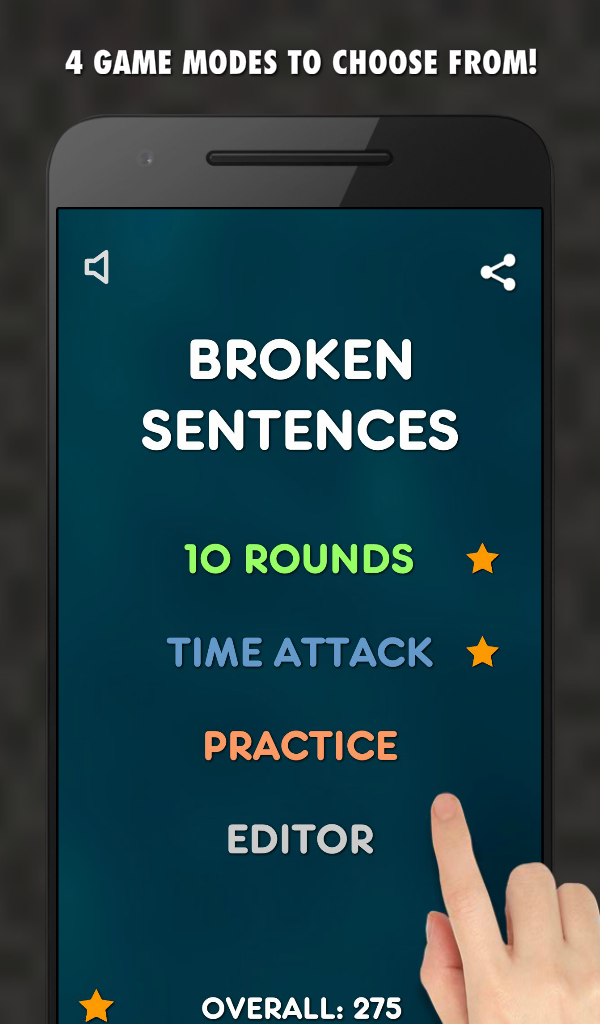 Broken Sentences PRO - App on Amazon Appstore