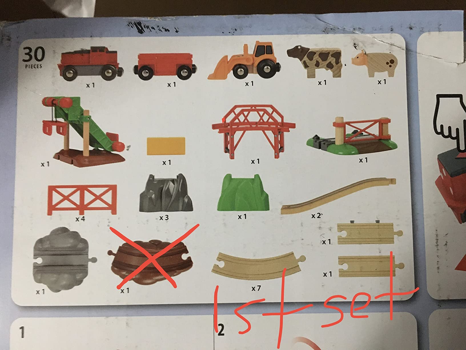 $15/mo - Finance Brio 33984 Animal Farm Set | Wooden Toy Train Set for ...