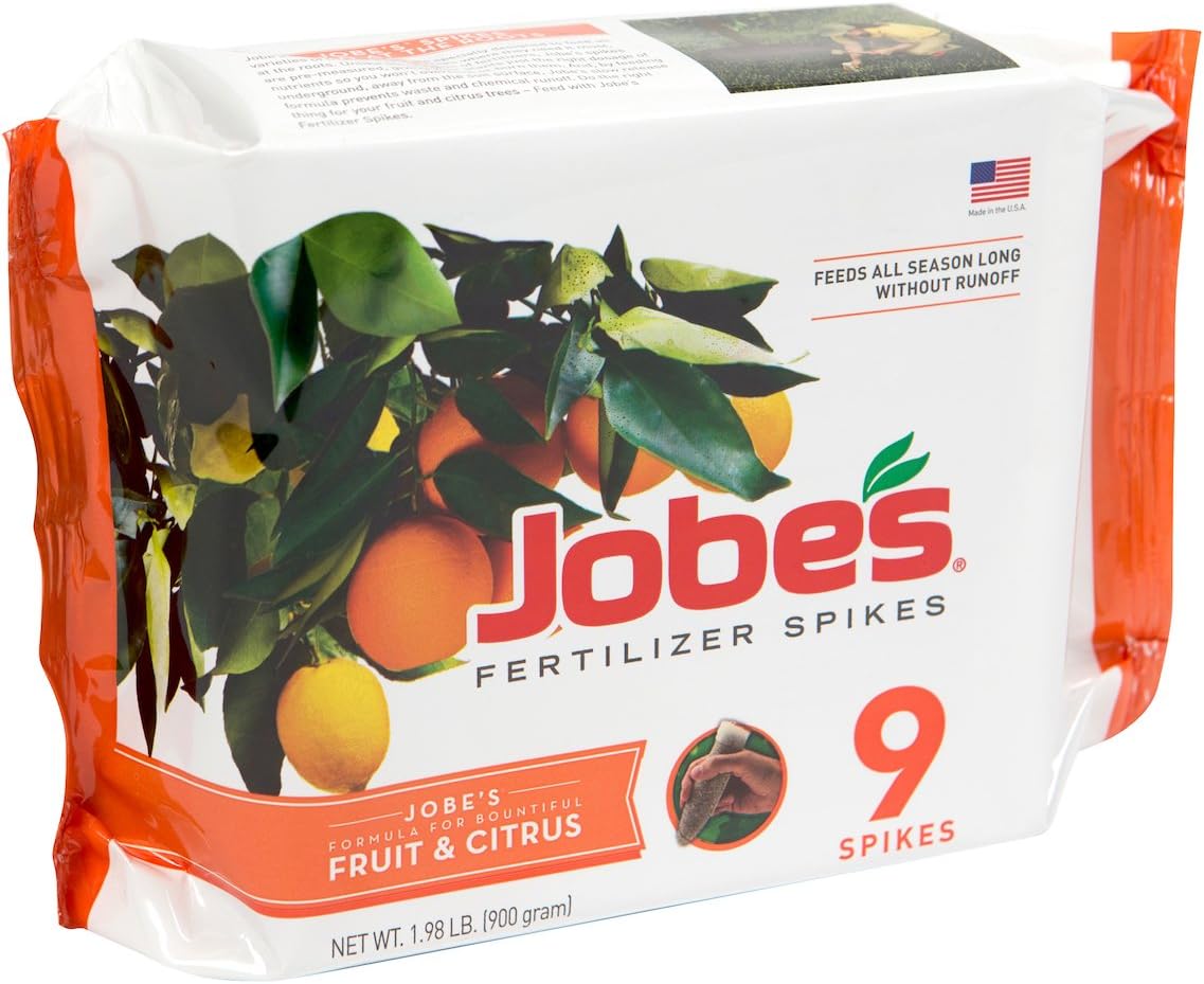 Jobe's Fruit & Citrus Spikes, 9 Spikes : EASY GARDENER PRODUCTS: Amazon ...
