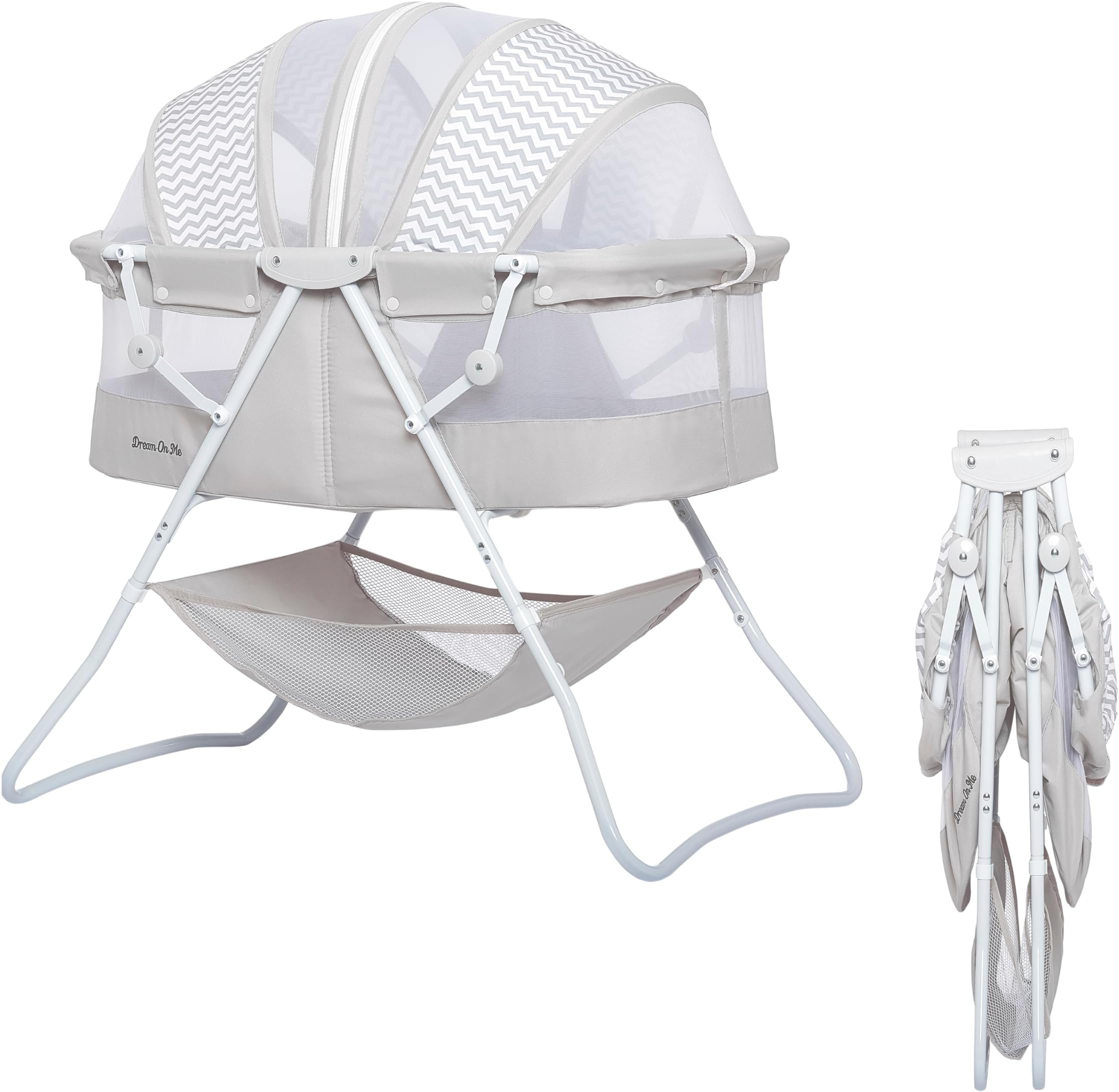 Amazon.com : Delta Children Rocking Bedside Bassinet - Portable Crib ...
