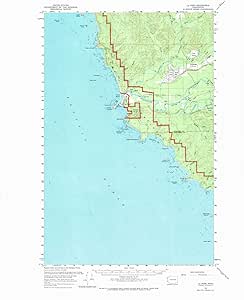 Amazon.com: YellowMaps La Push WA topo map, 1:62500 Scale, 15 X 15 ...