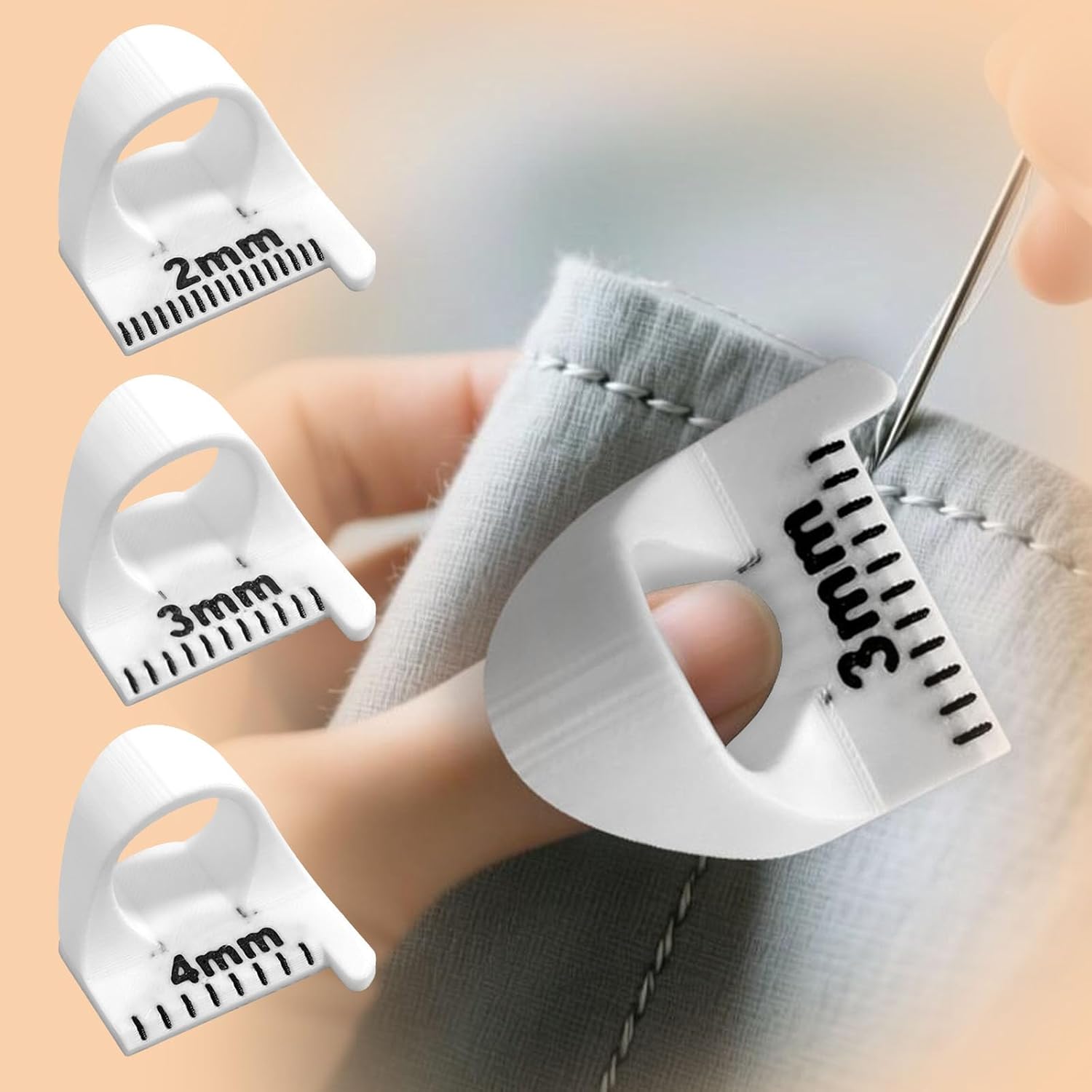 Amazon.com: Sewing Template Kit - 3 Sizes (4mm, 3mm, 2mm) | Precision ...