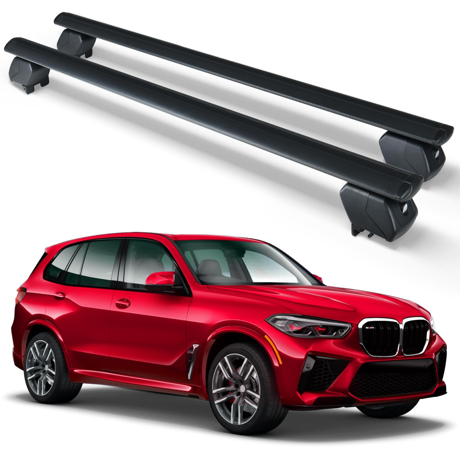 Amazon.com: YZONA 300 LBS Heavy Duty Cross Bars Roof Rack Compatible ...