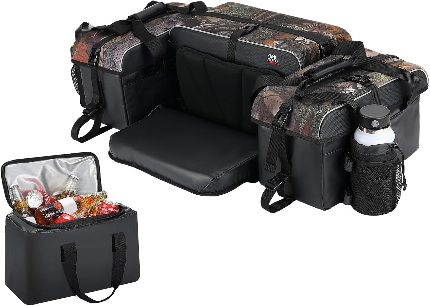 Amazon.com: KEMIMOTO ATV Storage Bags with Cooler Bag, 76L Large ATV ...