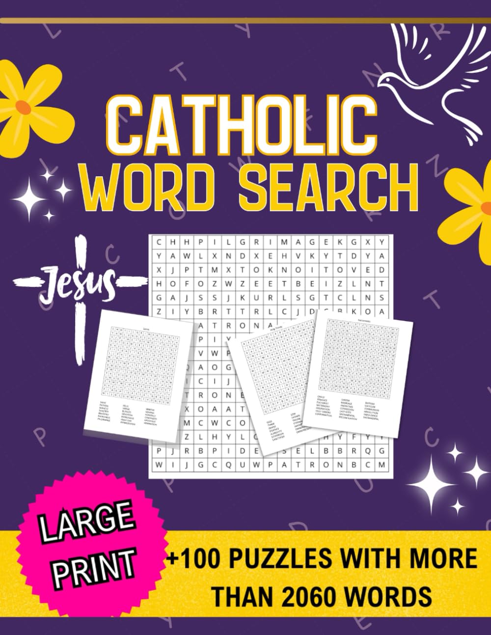 Catholic Word Search: Puzzles with over 100 games and more than 2000 ...