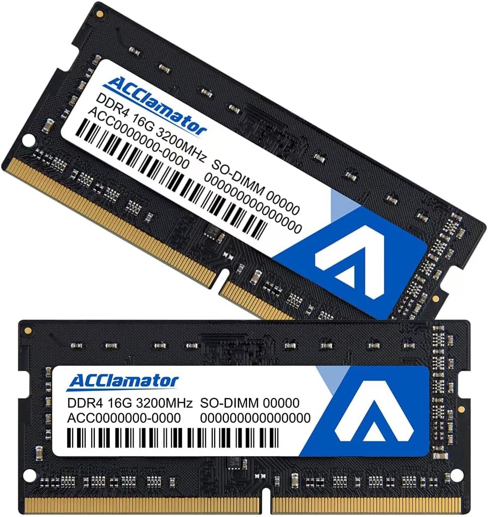 Acclamator DDR4 32GB Kit (2x16GB) 3200MHz PC4-25600 CL22 (2933MHz or ...