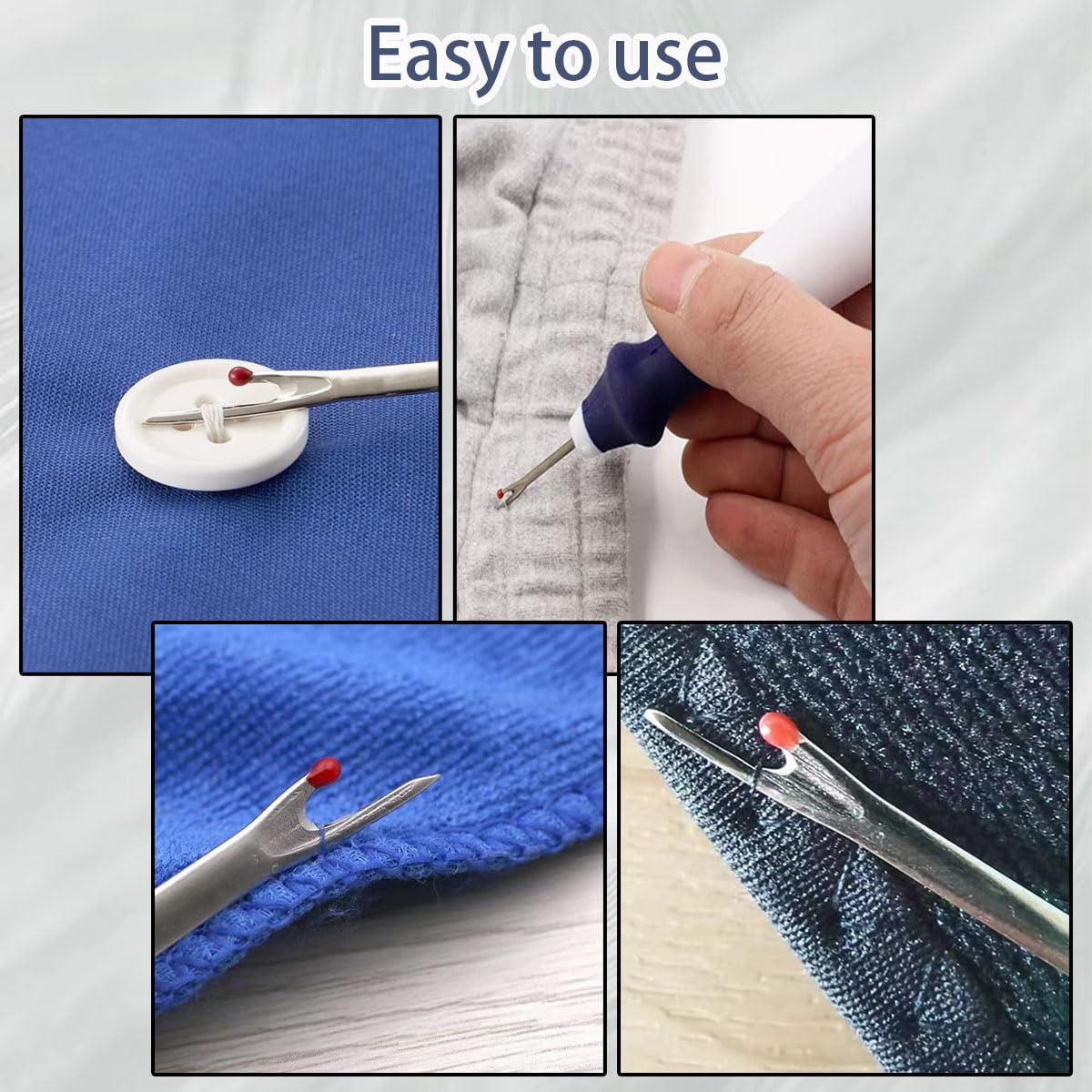 Snapklik.com : 8 PCS Ergonomic Grip Seam Ripper, Colorful Seam Ripper ...