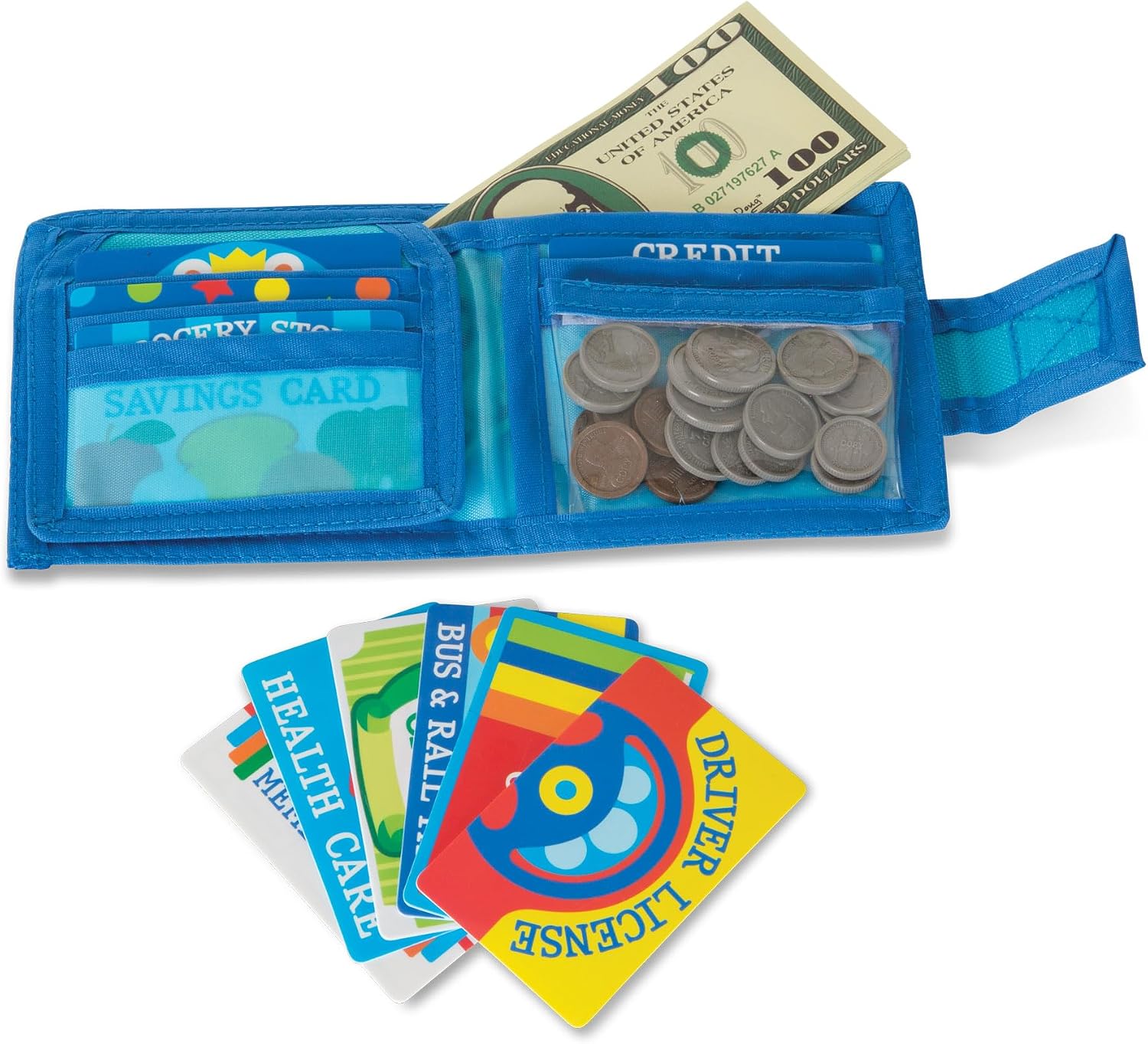 Brandclub - Melissa & Doug Pretend-to-Spend Toy Wallet With Play Money ...