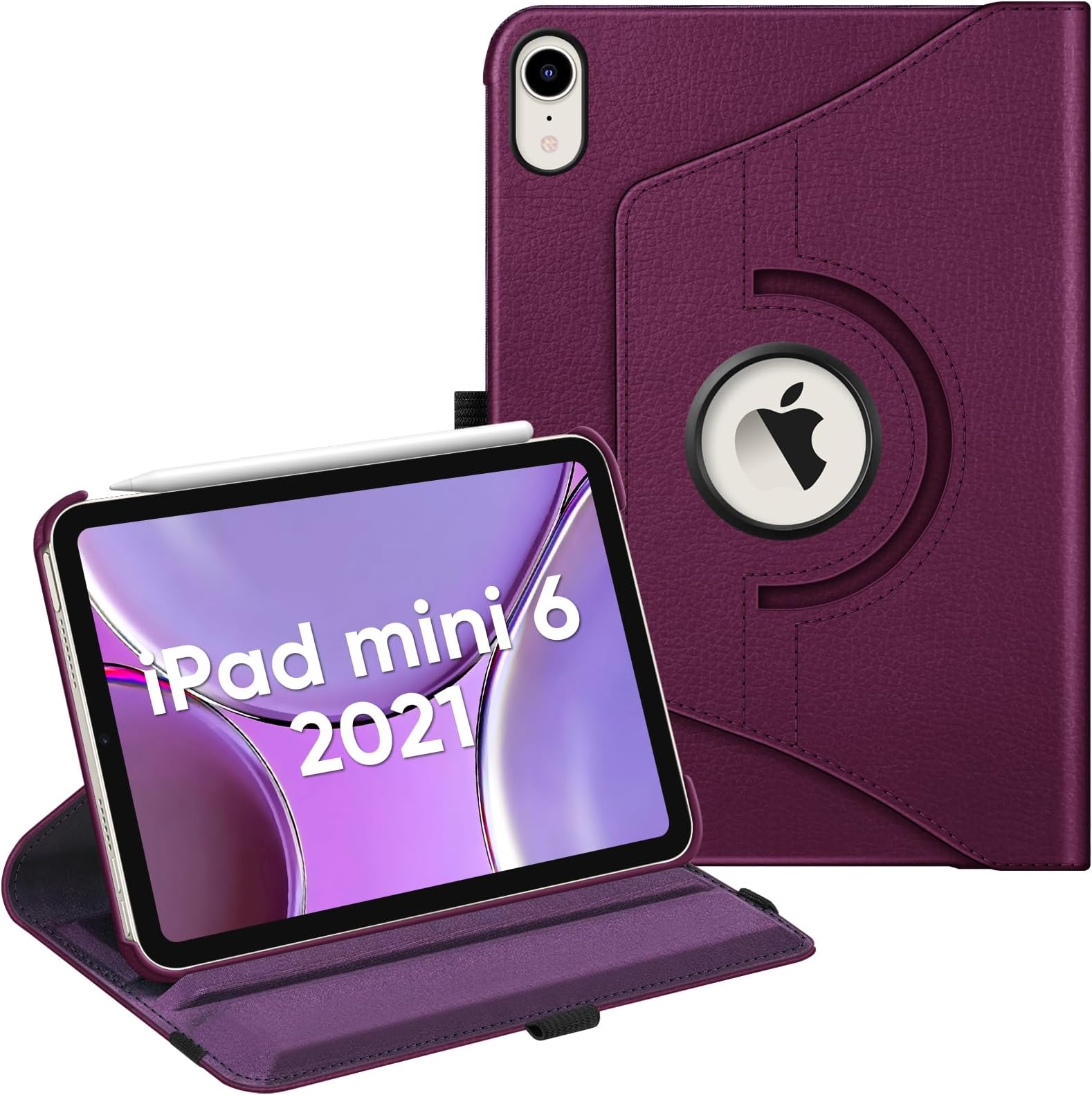 Fintie Rotating Case for iPad Mini 6 (6th Generation 8.3 Inch) - 360 ...