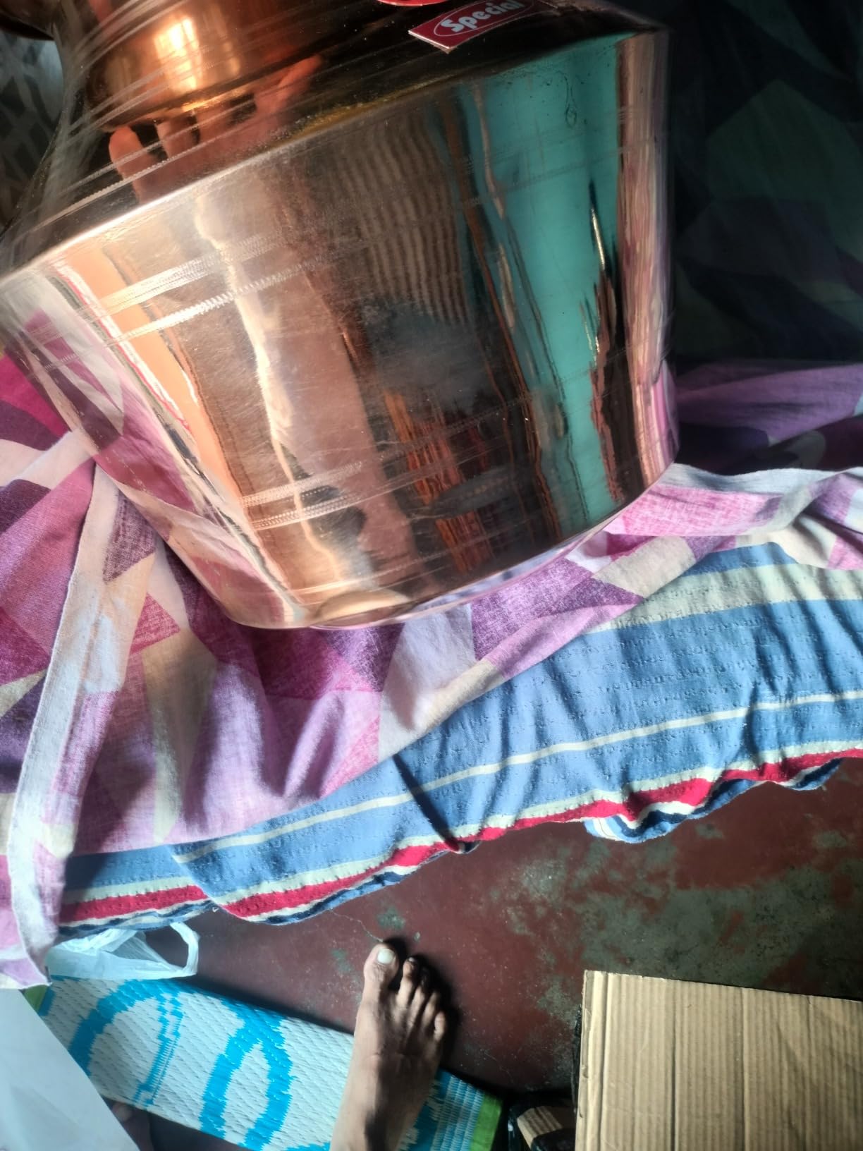 Kumbakonam Traditional Copper Water Dispenser Stoarge Pot Tank/Copper ...