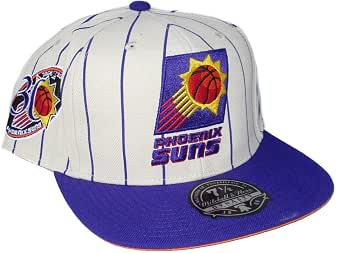 Amazon.com: Mitchell & Ness Phoenix Suns Pinstripe Dynasty Fitted Size ...