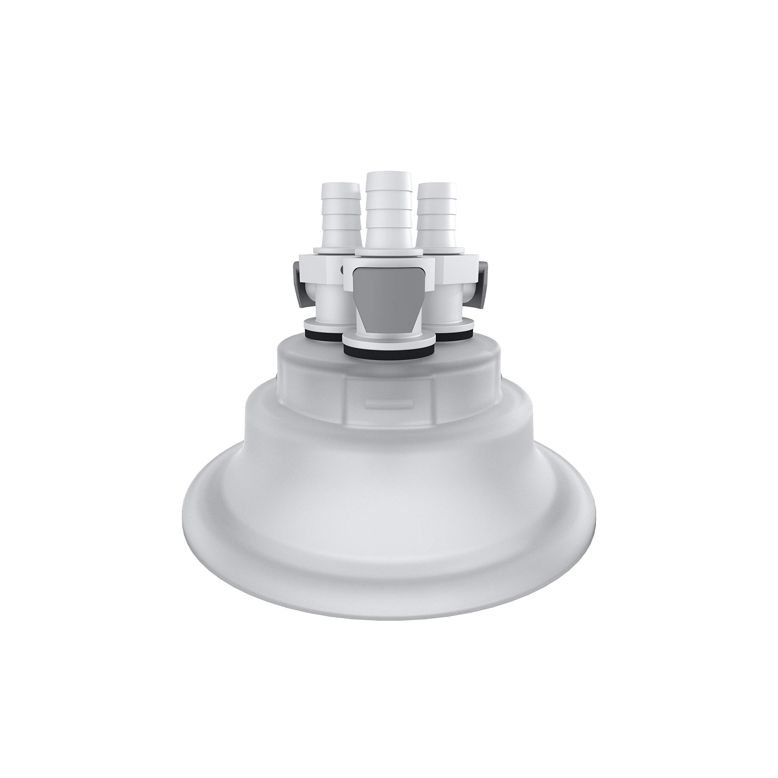 Buy VersaCap 120mm Wide Mouth Carboy Cap Adapters, Tangle Free Quick ...