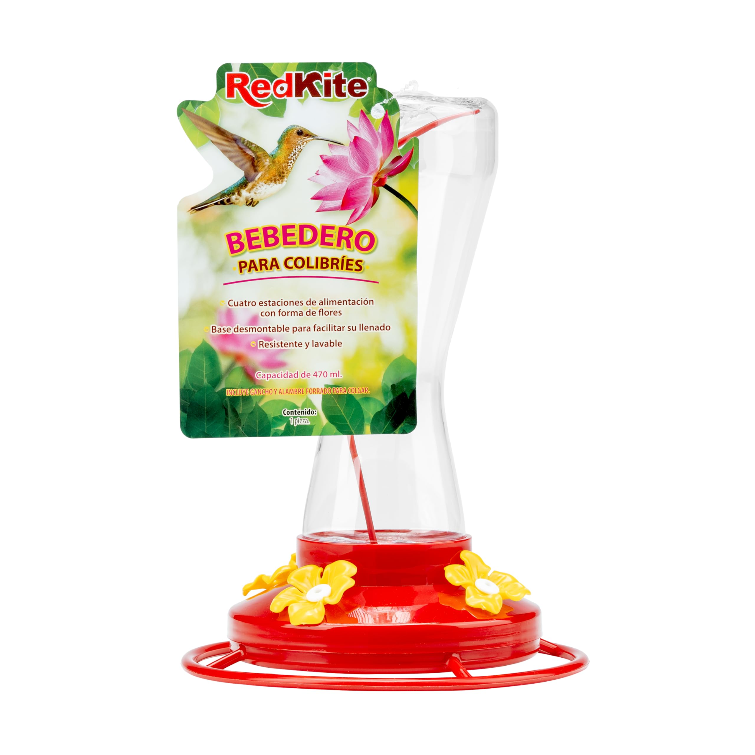BEBEDERO NATURAL P/COLIBRI 470 ML : Amazon.com.mx: Jardín