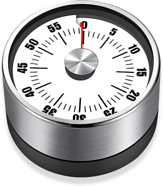 Amazon.com: Premium Mechanical Kitchen Timer, No Battery Required ...