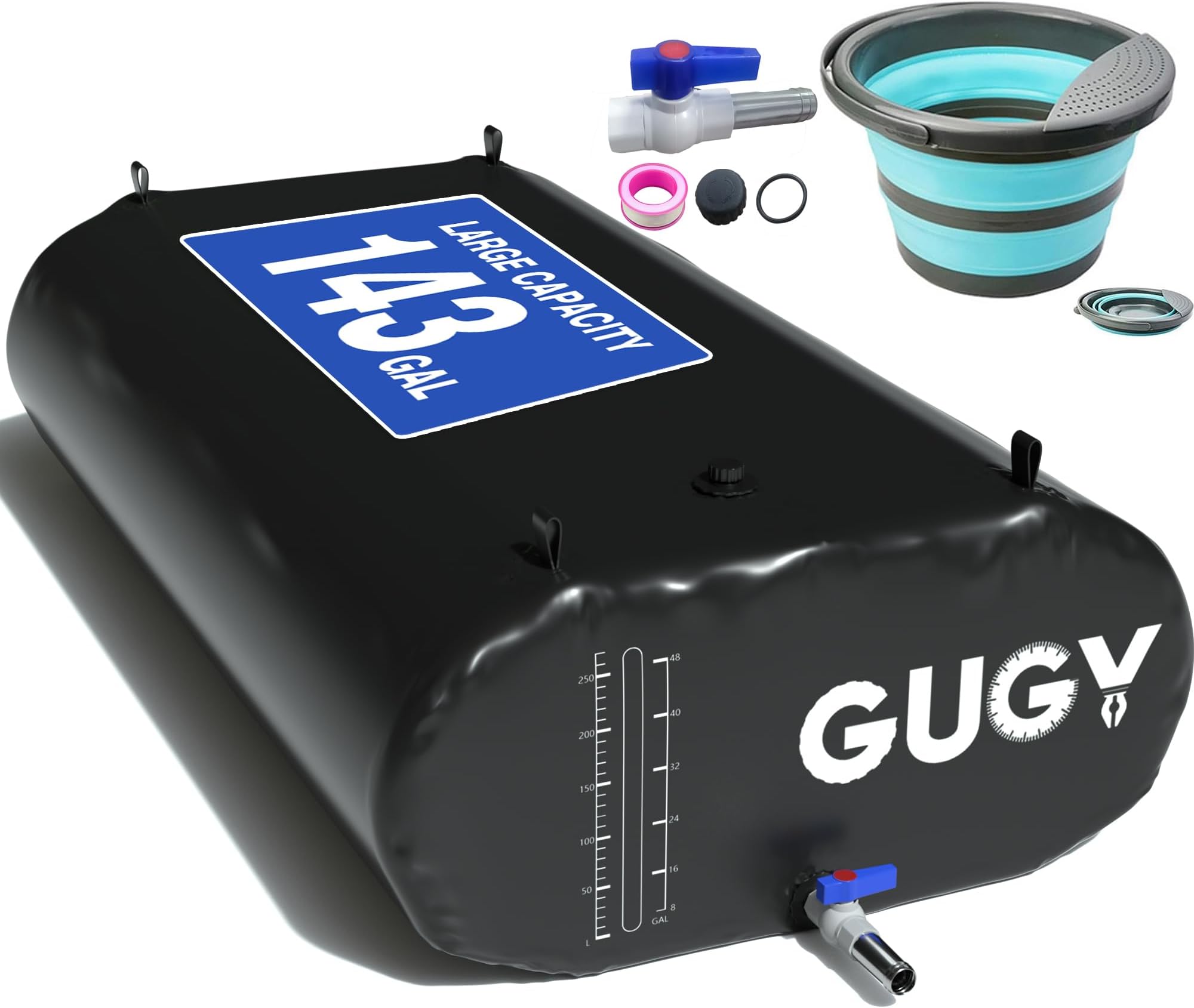 Amazon.com : GUGY Portable 87 Gallon Water Bladder for Truck Bed ...