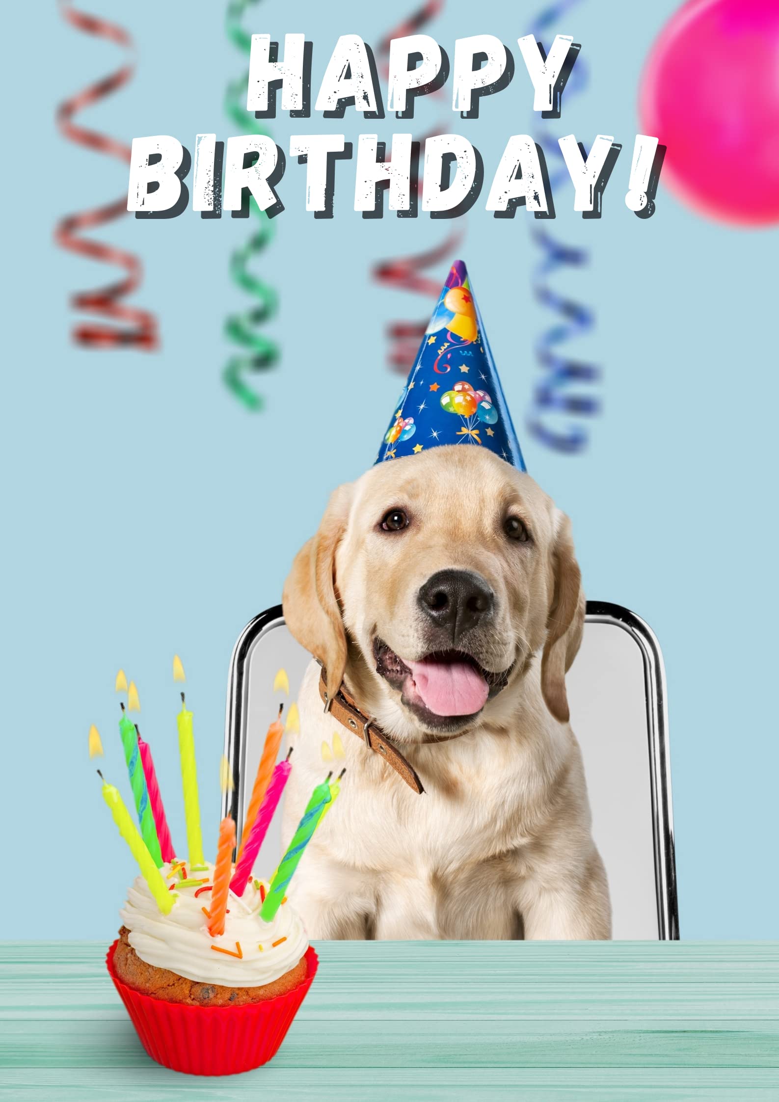 Feliz Cumpleaños Labrador Retriever Feliz Cumpleaños Leo Stock