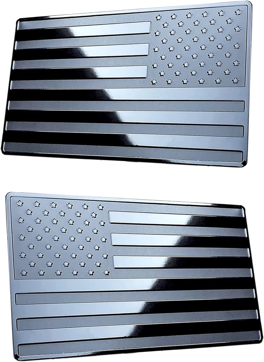 Amazon.com: SIPYTOPF 3D American Flag Metal Car Sticker,5" x 3 ...