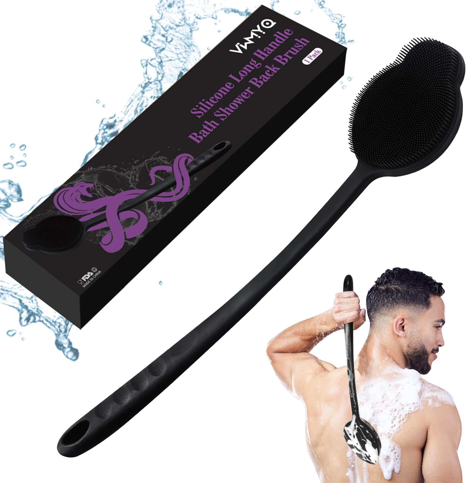 Amazon.com : Bella Ciao Vibrating Shower Body & Face Scrubber for Men ...