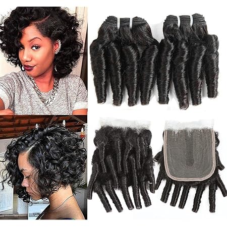 Amazon.com : Ombre Curly Hair Bundles 1B/27 Brazilian Short Curly Wavy ...