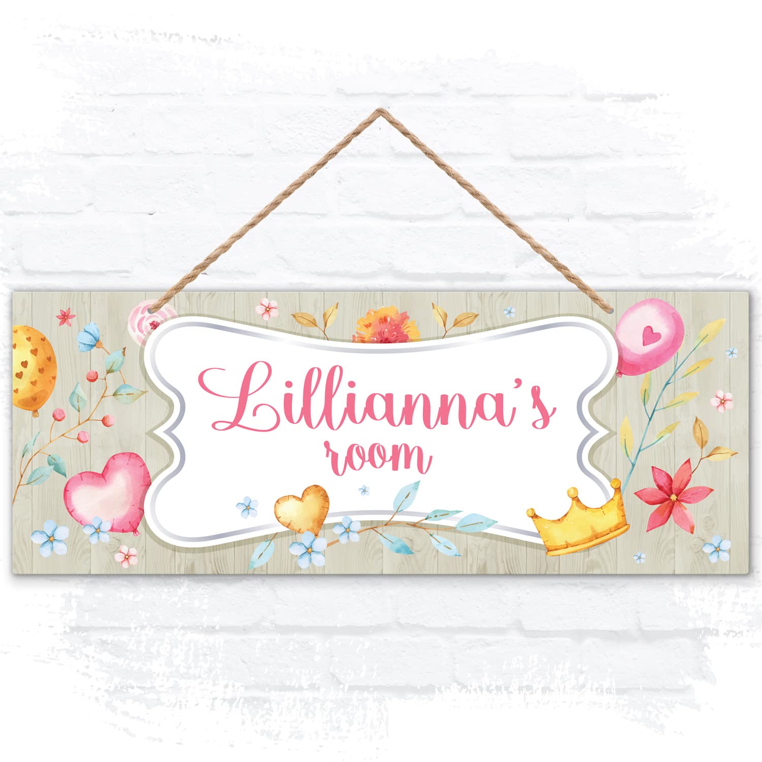 Amazon.com: Sigo Signs, Custom Girl/Boy Name Sign Personalized Children ...