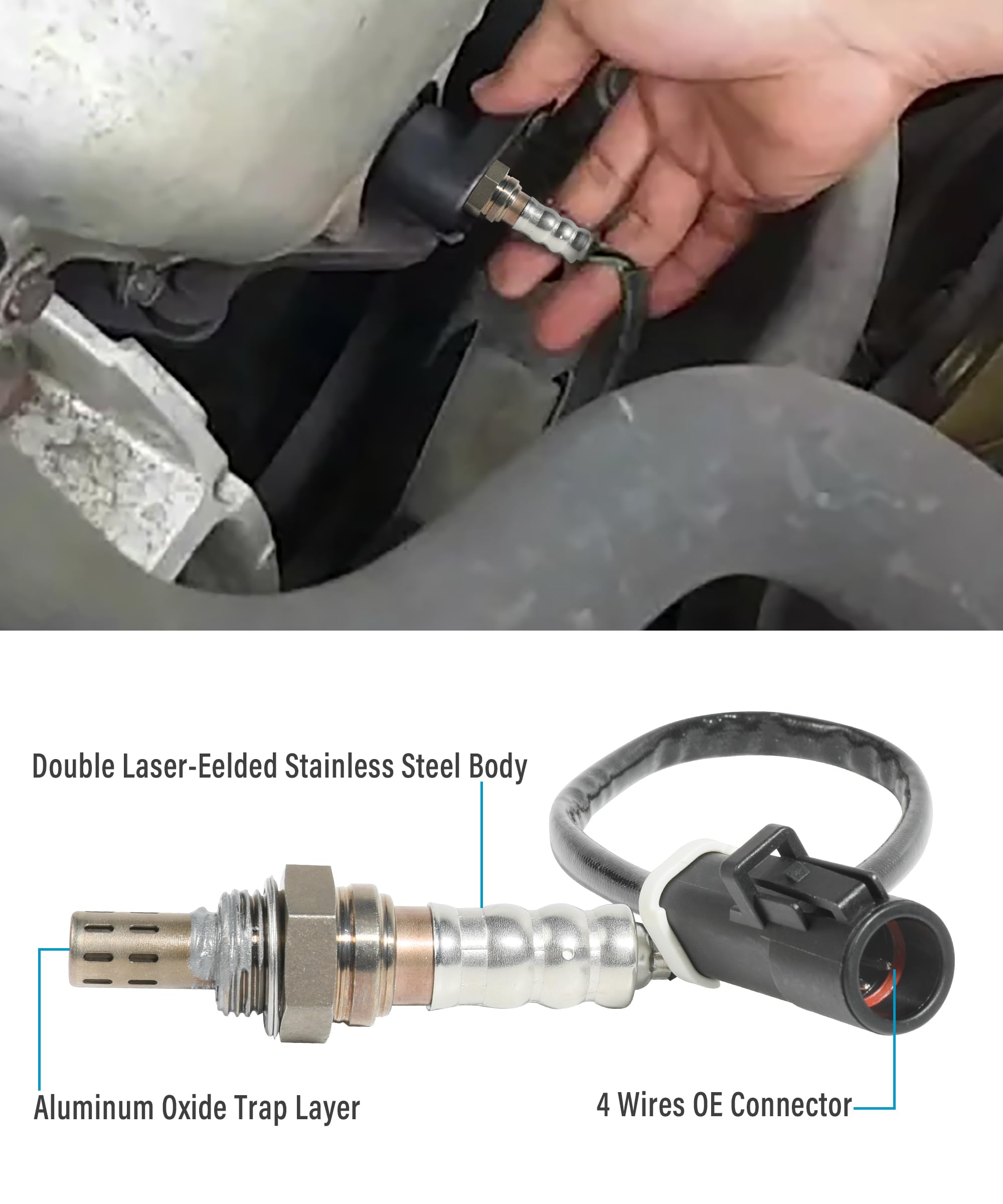 Oxygen Sensor Upstream 2PCS O2 Downstream O2 Sensor Algeria Sensor De ...