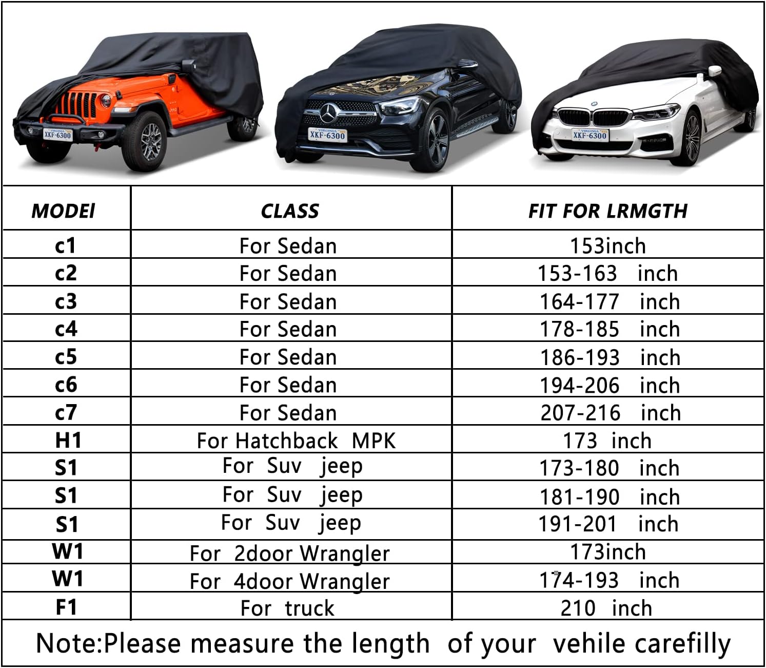 Tokept Funda para automóvil SUV, 18 capas de alta resistencia al calor ...