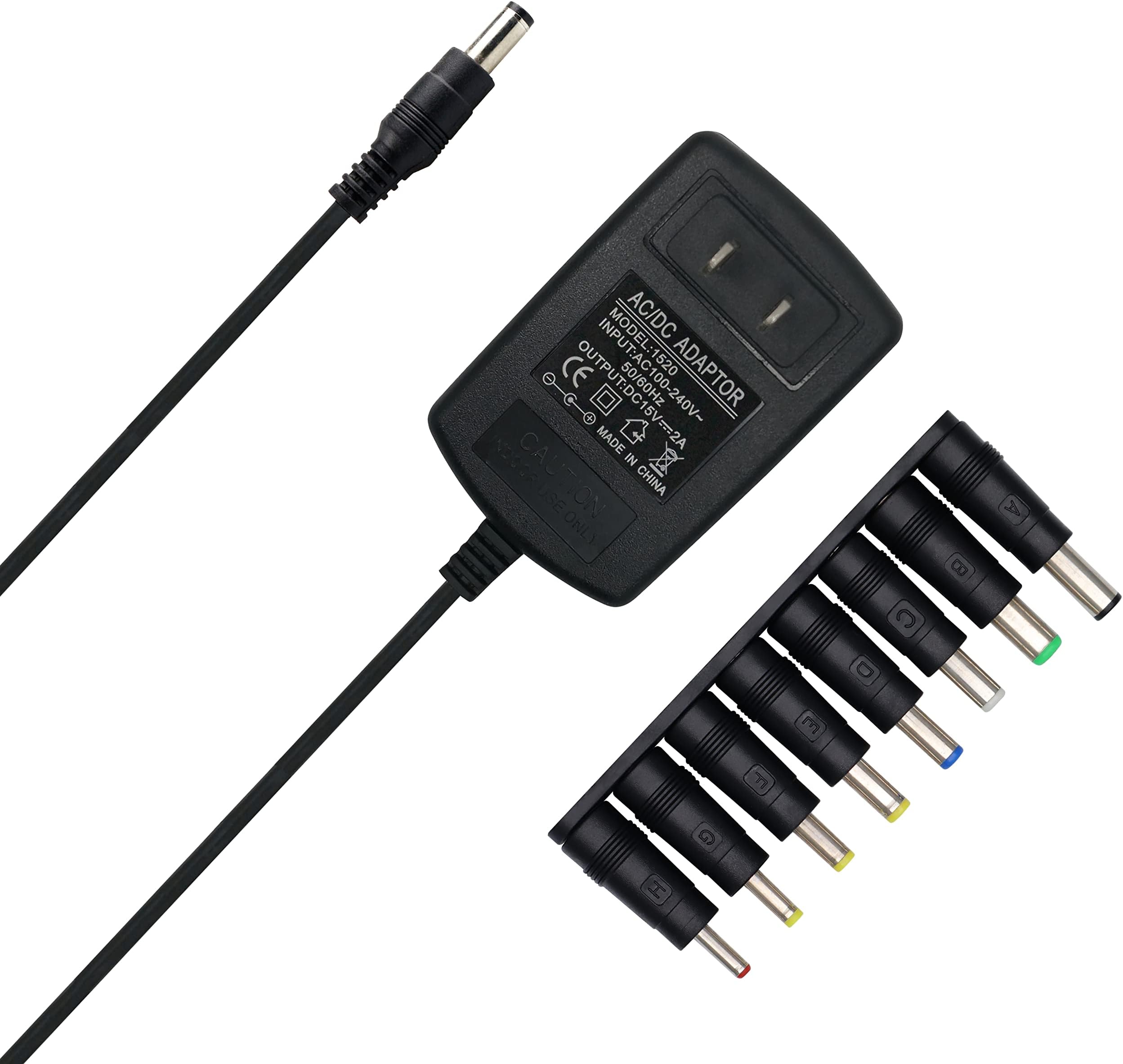 Amazon.com: EIKS AC-DC 15V 2A(Max) Wall Charger Power Supply Switching ...