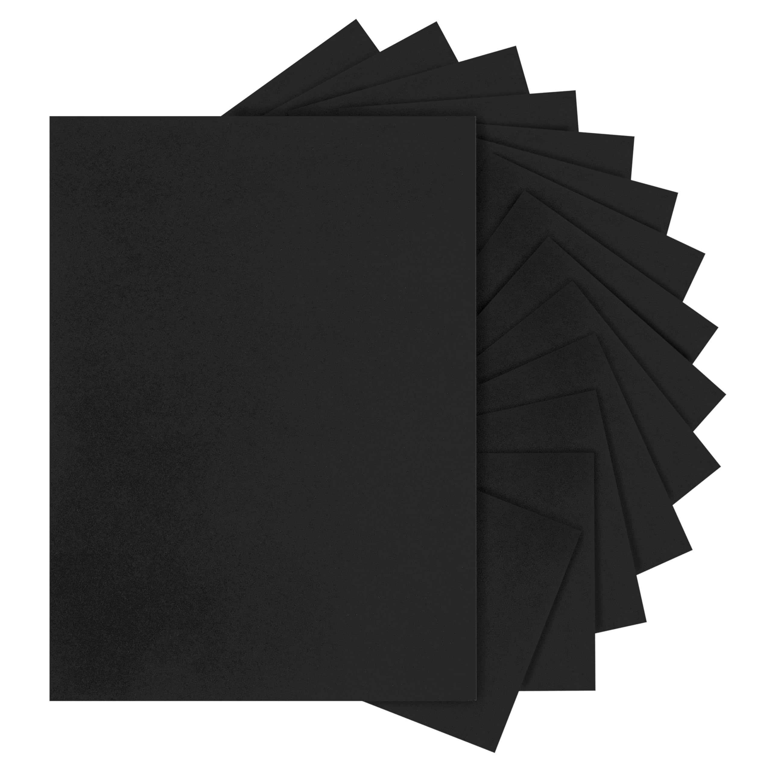 Amazon.com : Silunkia 40 Sheets Black Cardstock 8.5 x 11 Scrapbooking ...