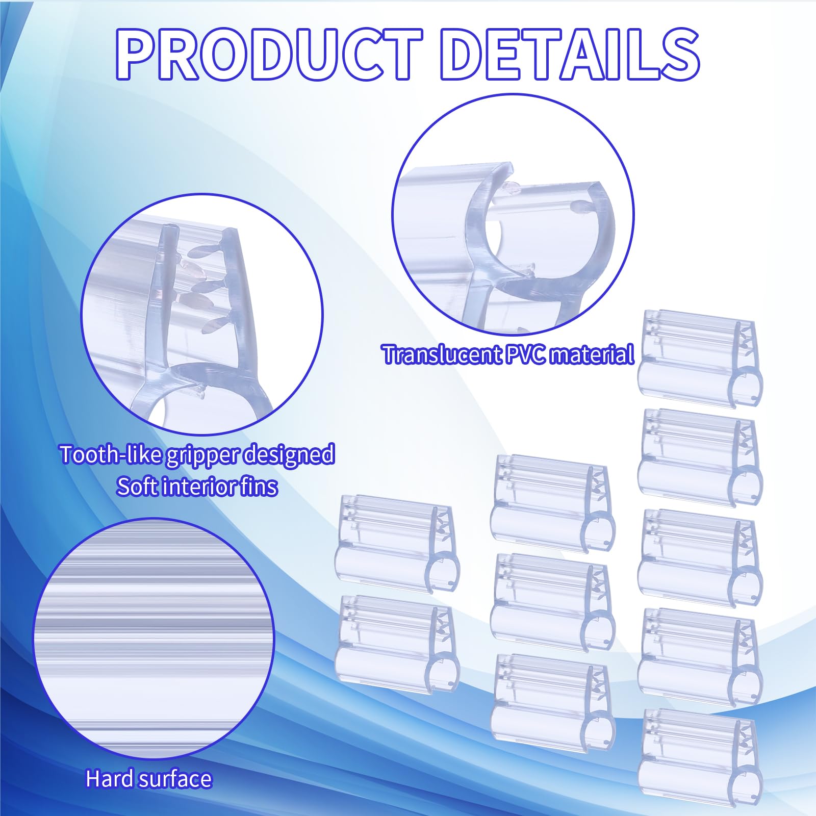 Snapklik.com : DLUGOPIS 30 Pack Gridwall Sign Holder Clip Grid Display ...