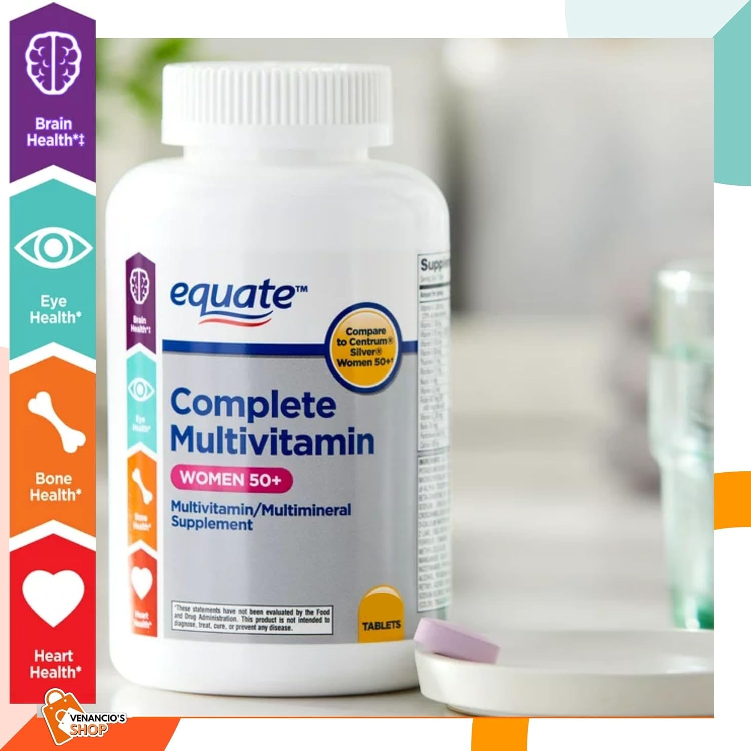 Comprimidos multivitamínicos completos de suplemento multimineral, para ...