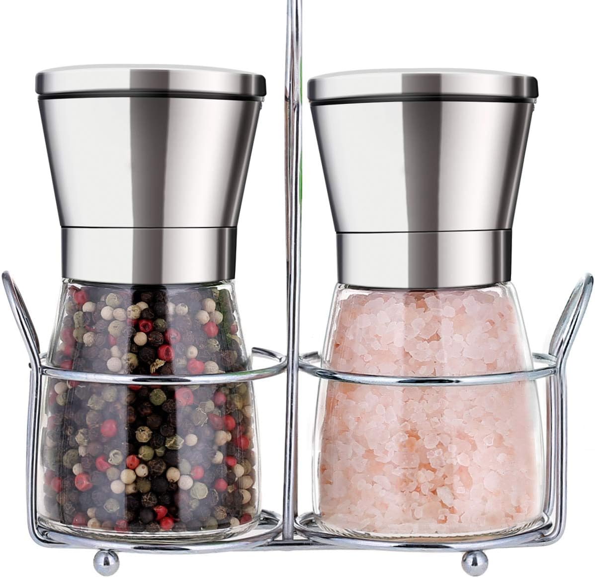 Amazon.com: Ebaco Salt and Pepper Grinder Set - Refillable Grinder ...