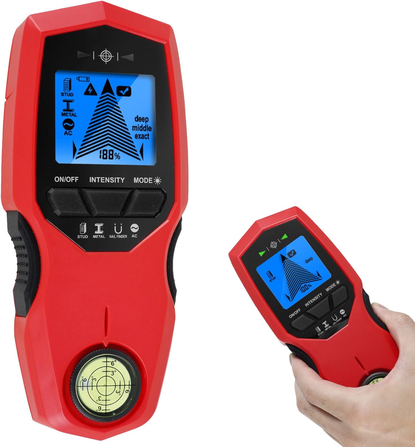 WOTPCRD Stud Finder Wall Scanner, 7 in 1 Multifunctional Electronic ...