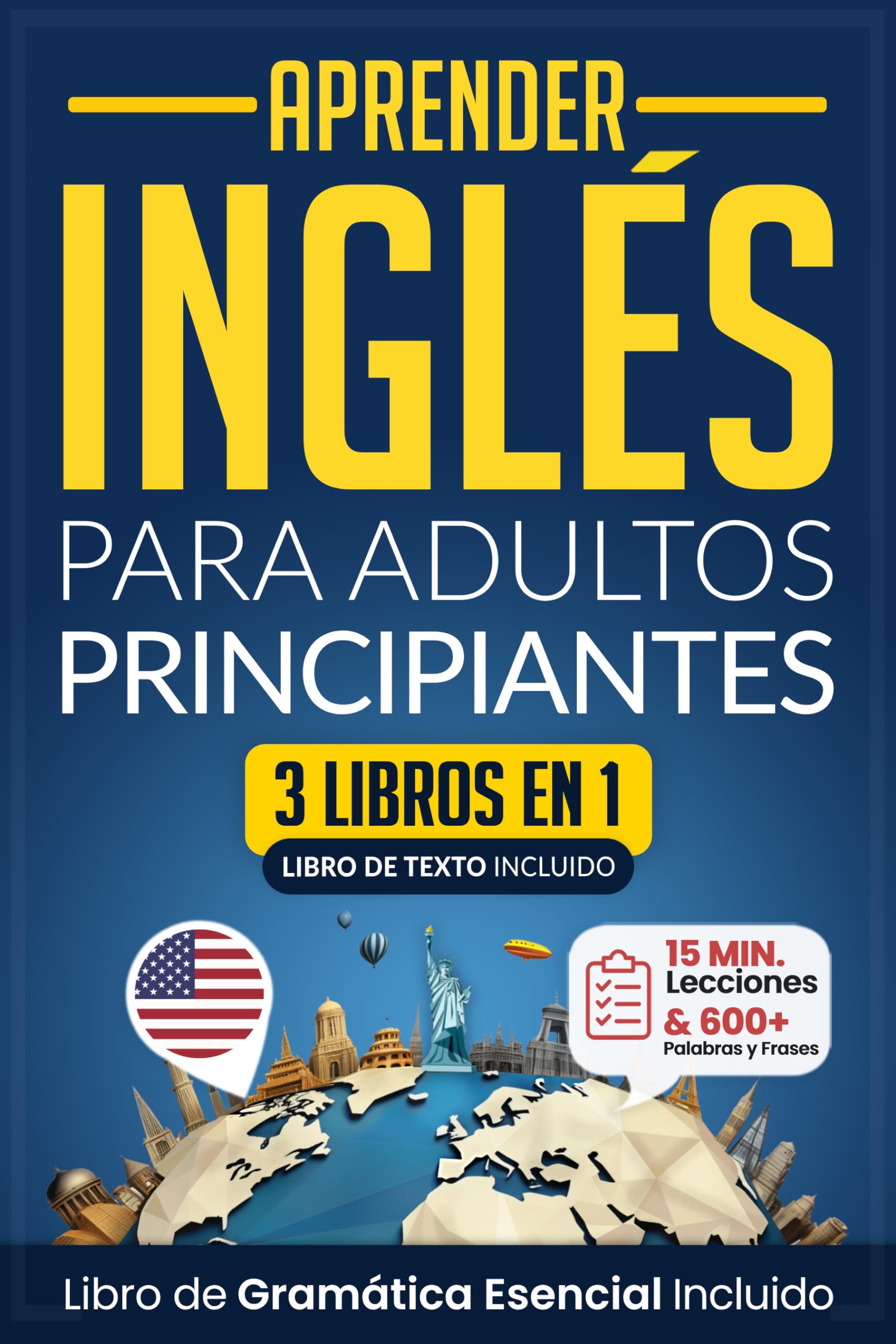 Aprender Ingles Rapido 3 Libros En 1 Para Principiantes Adultos