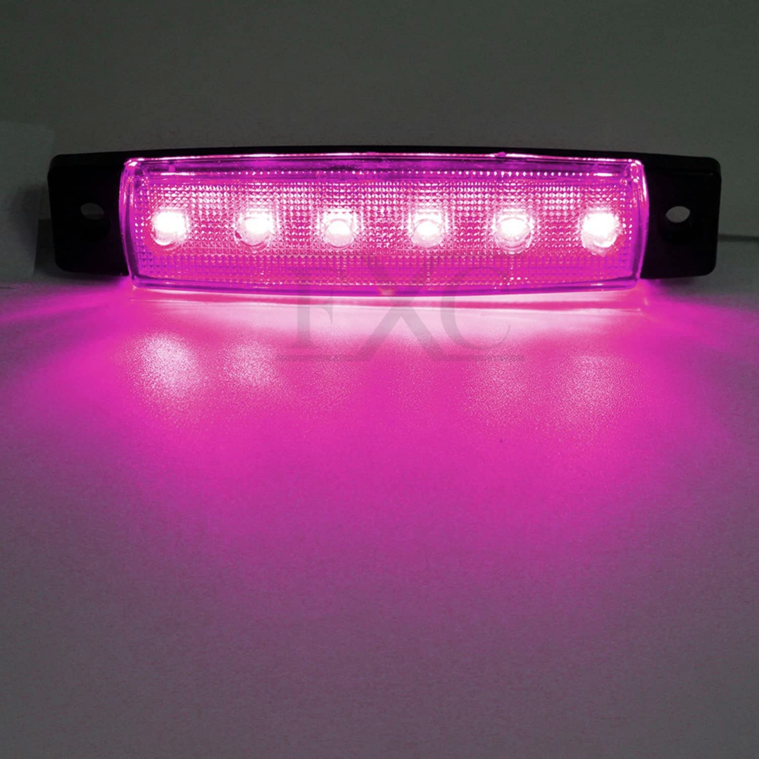 Snapklik.com : 10pack 12V Smoked Purple LED Trailer Marker Lights 3.8 ...