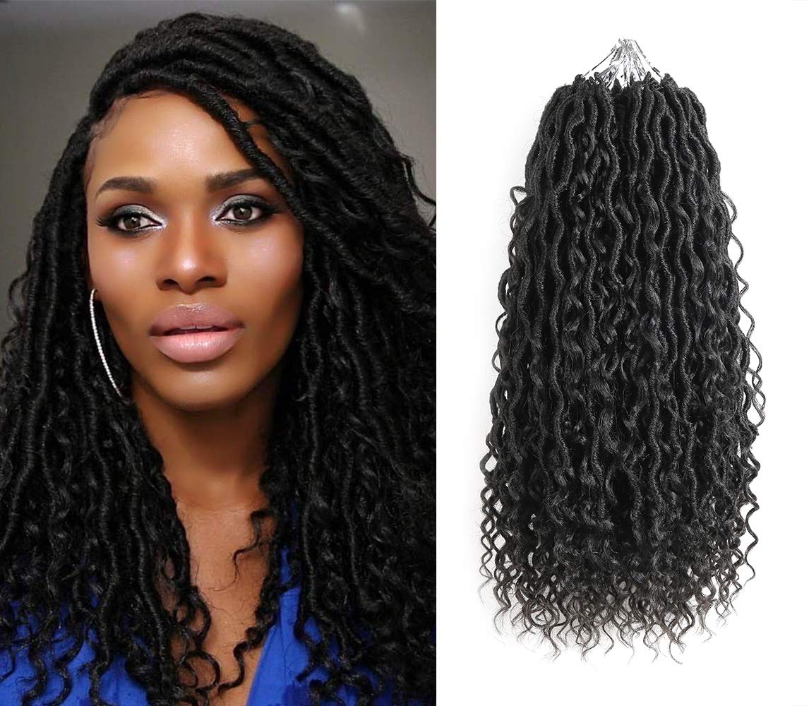 Amazon.com : Aipin Goddess Locs Crochet Hair 18 Inch Boho River Locs ...