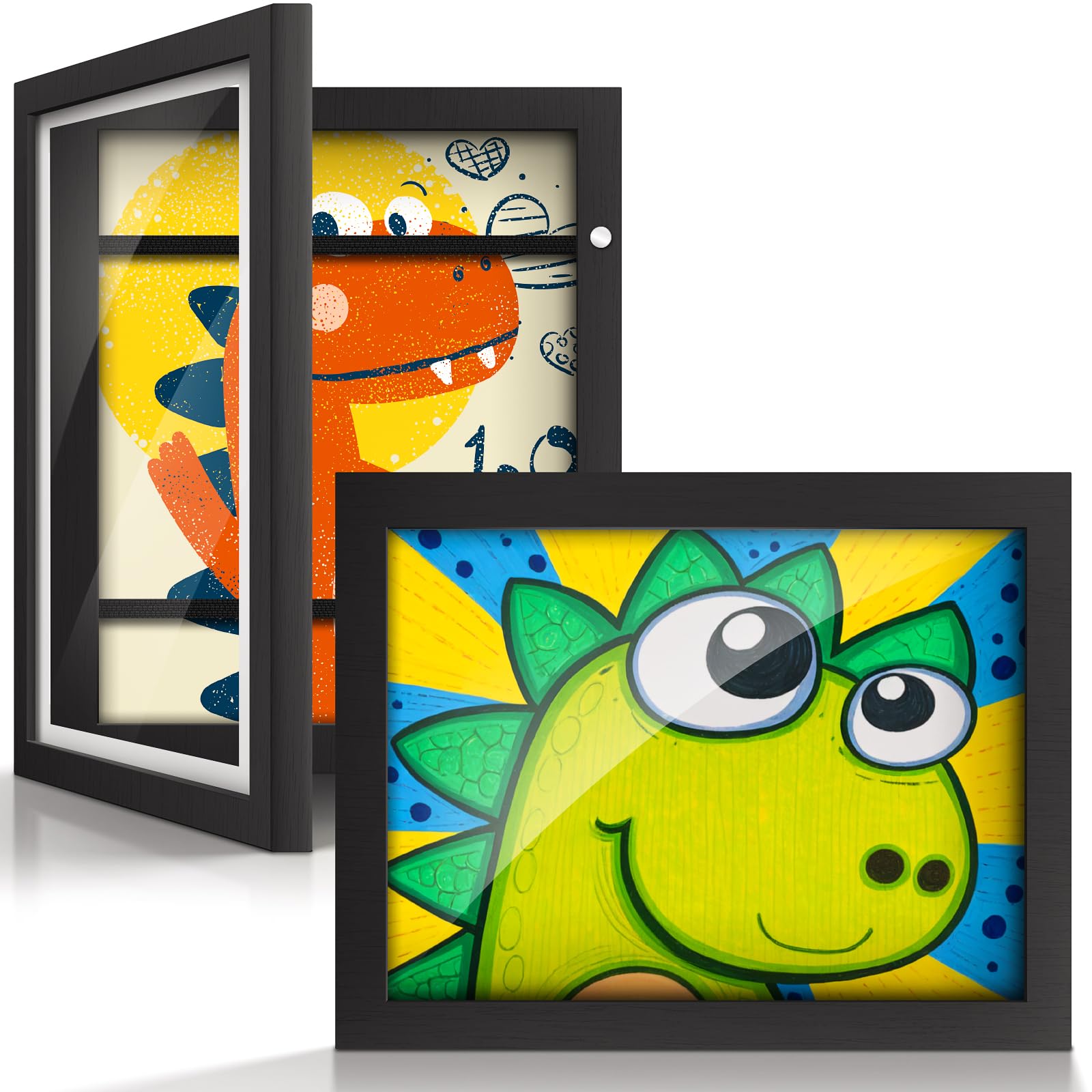 Snapklik.com : 2-Pack 85x11 Kids Art Frames,Front Opening Kids Artwork ...