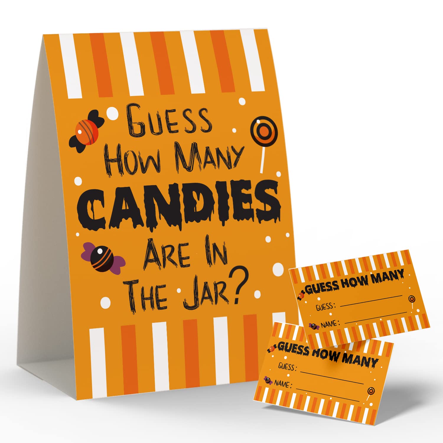 Toctosehalloween Party Games Guess How Many Candies Are In Jar ...