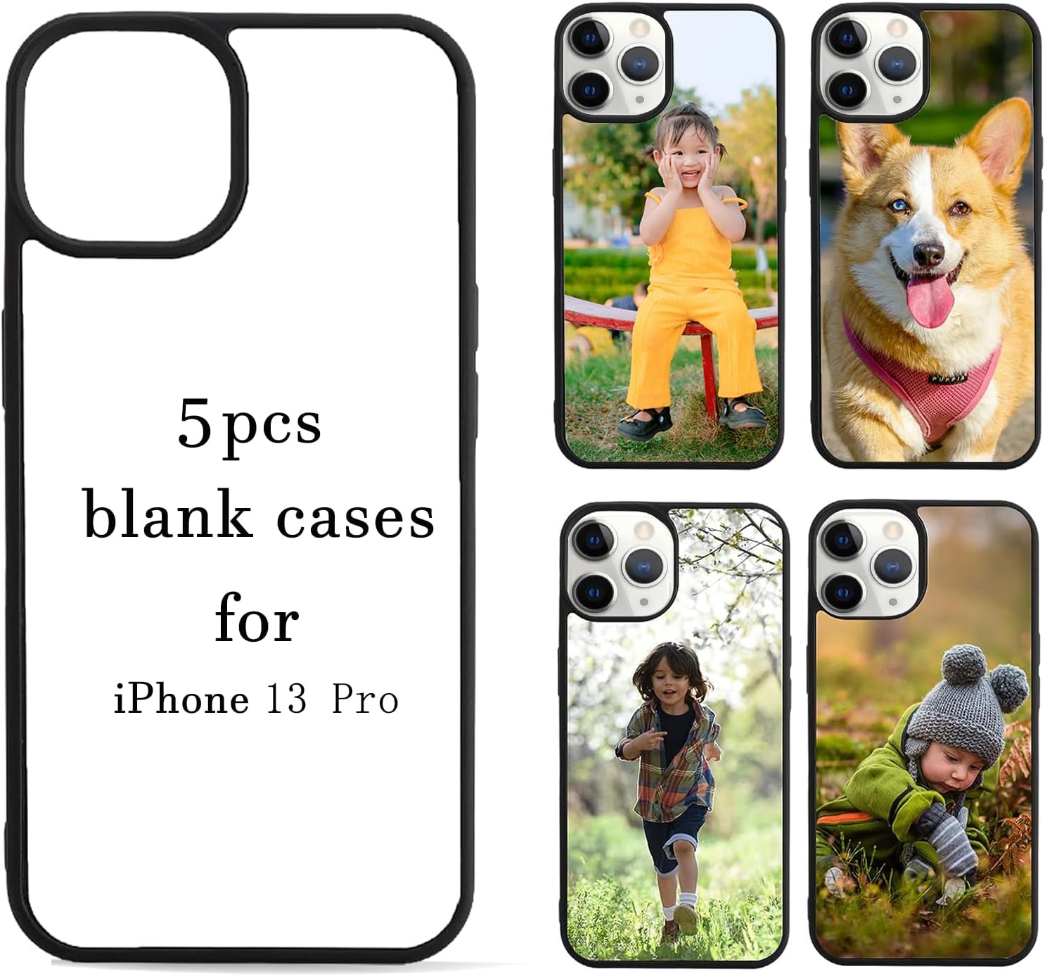 Amazon.com: Jumkook 5PCS Sublimation Blanks Phone Case for Apple iPhone ...