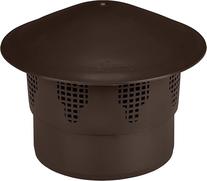 Vent Cowl 160mm Waste Pipe Terminal Valve Soil Pipe Air Vent Mushroom ...