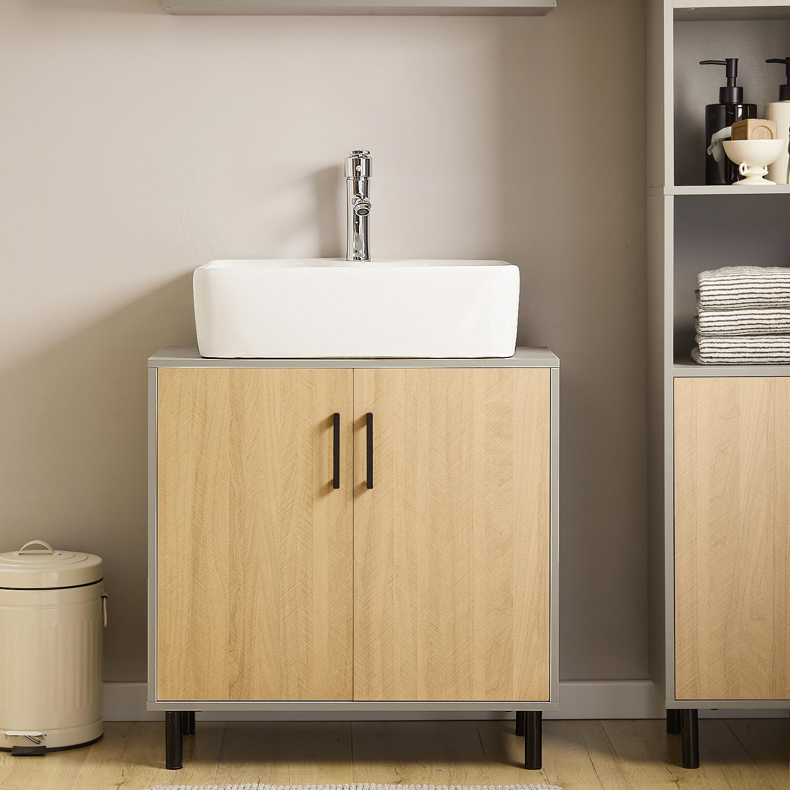 Under Soffit Bathroom Vanity This Trick Will Make Your Bulkheads (Or