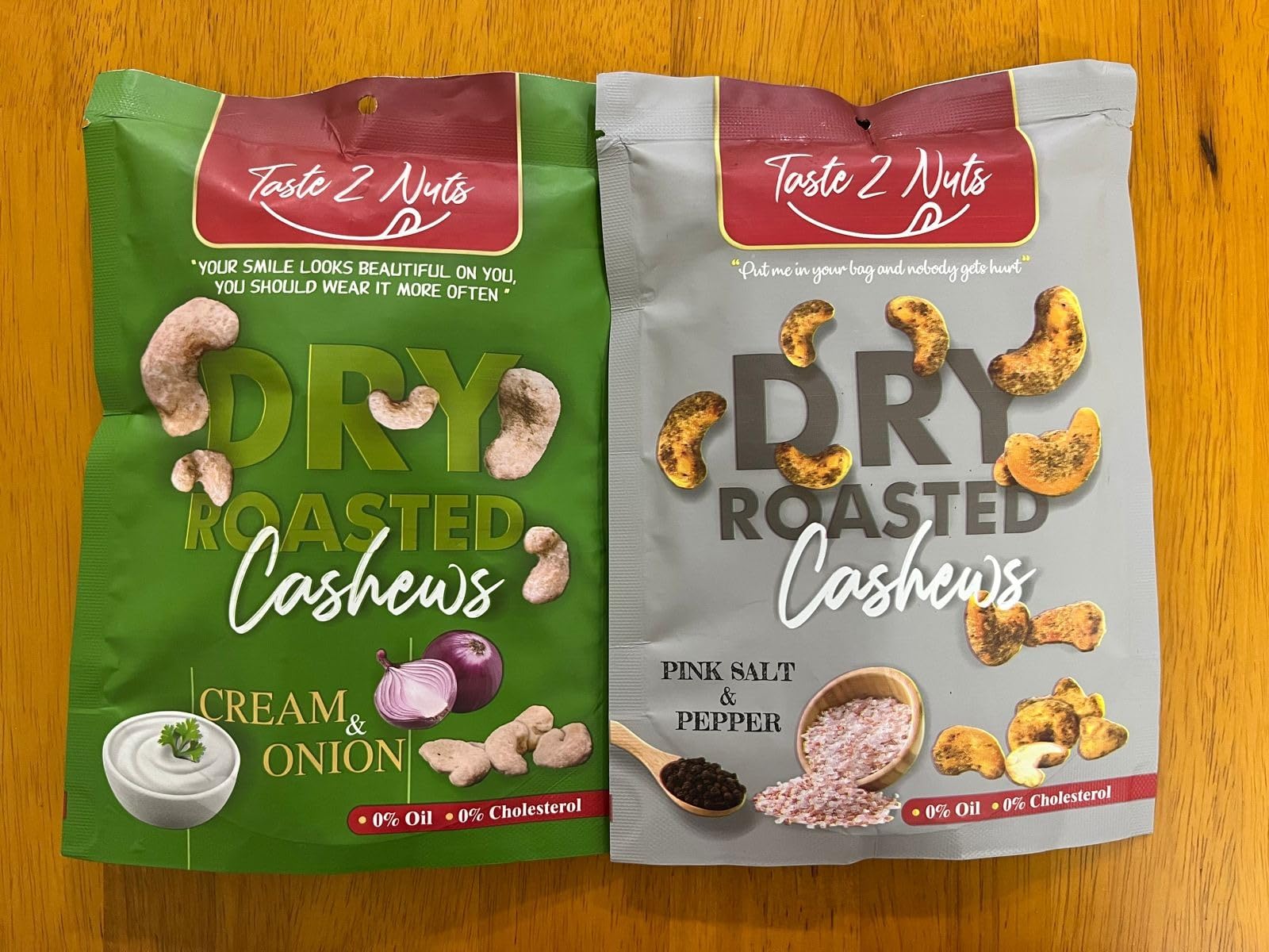 Taste2Nuts Flavoured Cashews, 100% Natural Premium Kaju, Whole Cashews ...