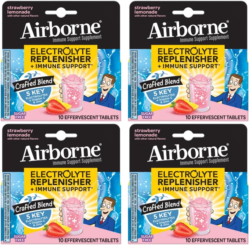 Amazon.com: Airborne Immune Support Supplement with Electrolytes ...