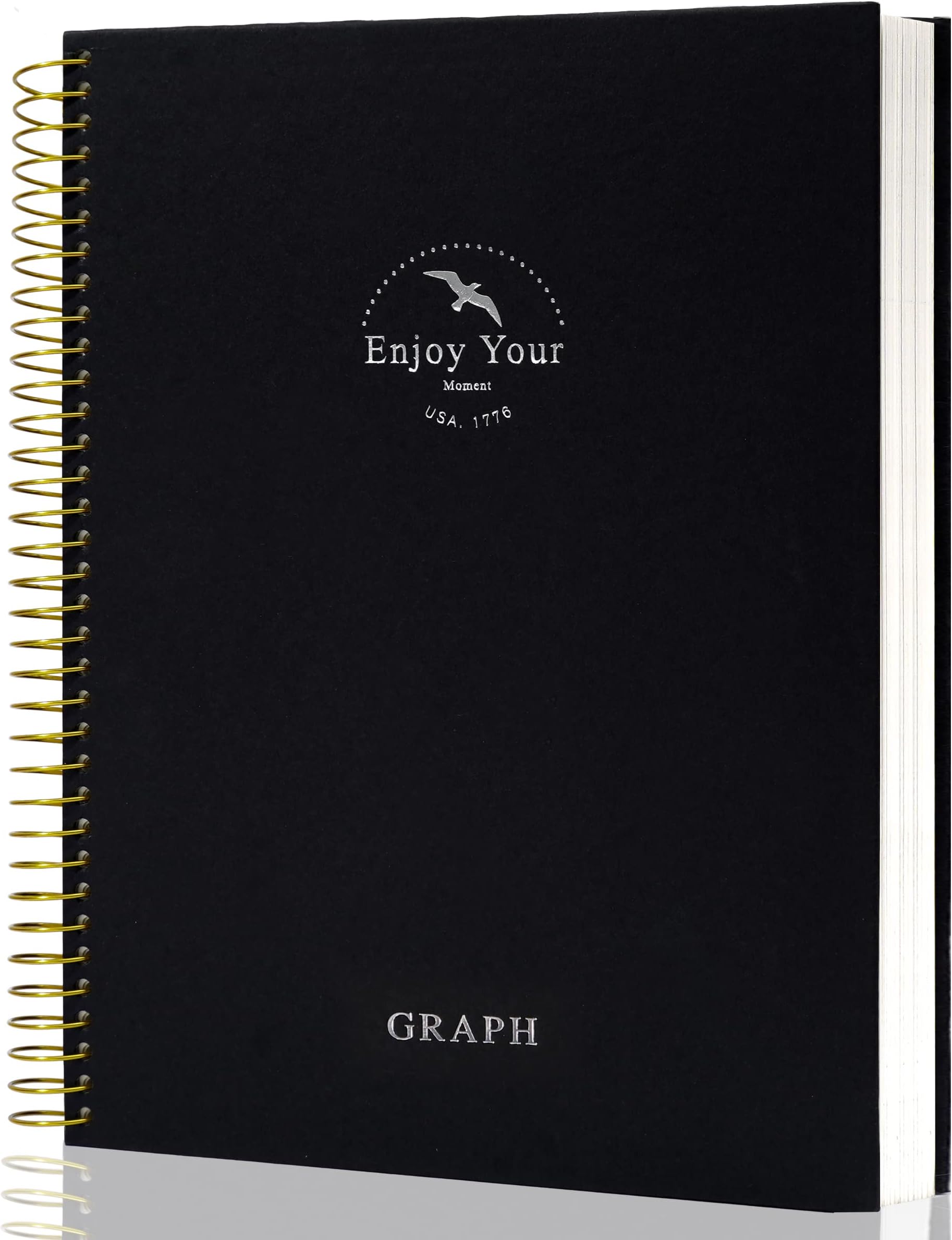 Amazon.com : WRENBEN Graph Paper Spiral Notebook 8.5 x 11 Inches 240 ...