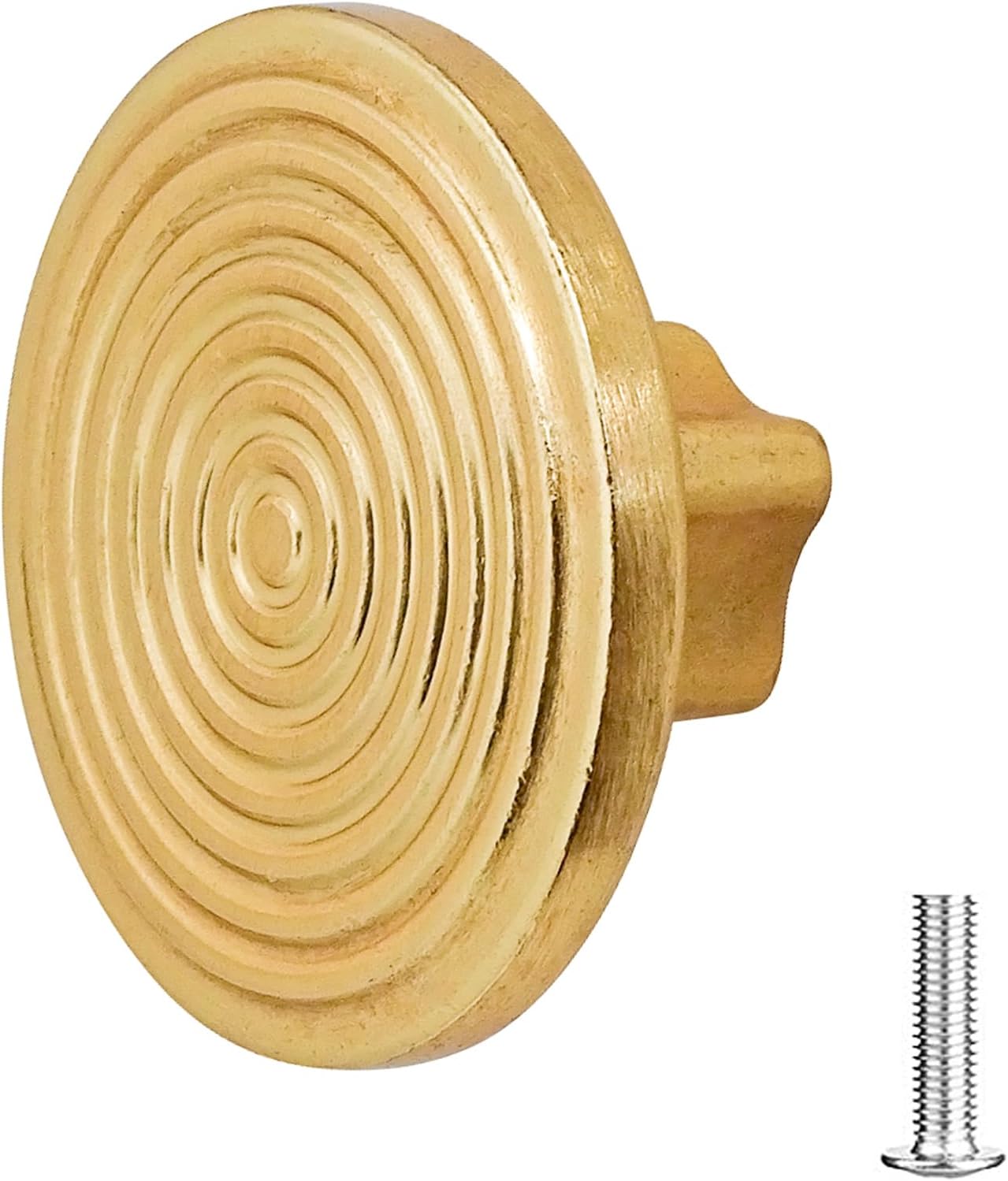 Decoranddecor 40mm Rounded Circle Knob Polished Nickel Black Matt Rose ...