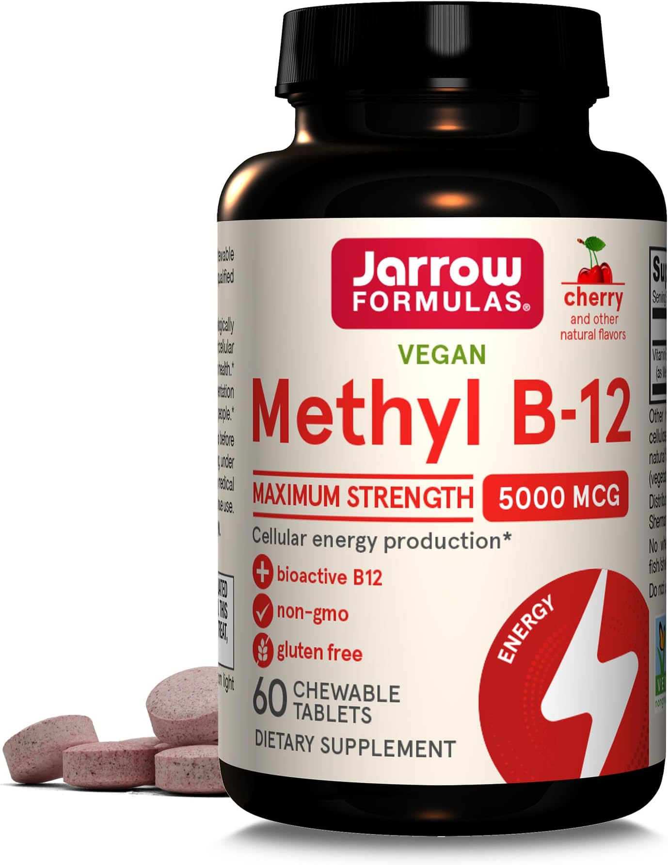 Amazon.com: Jarrow Formulas Maximum Strength Methyl B-12 5000 mcg ...