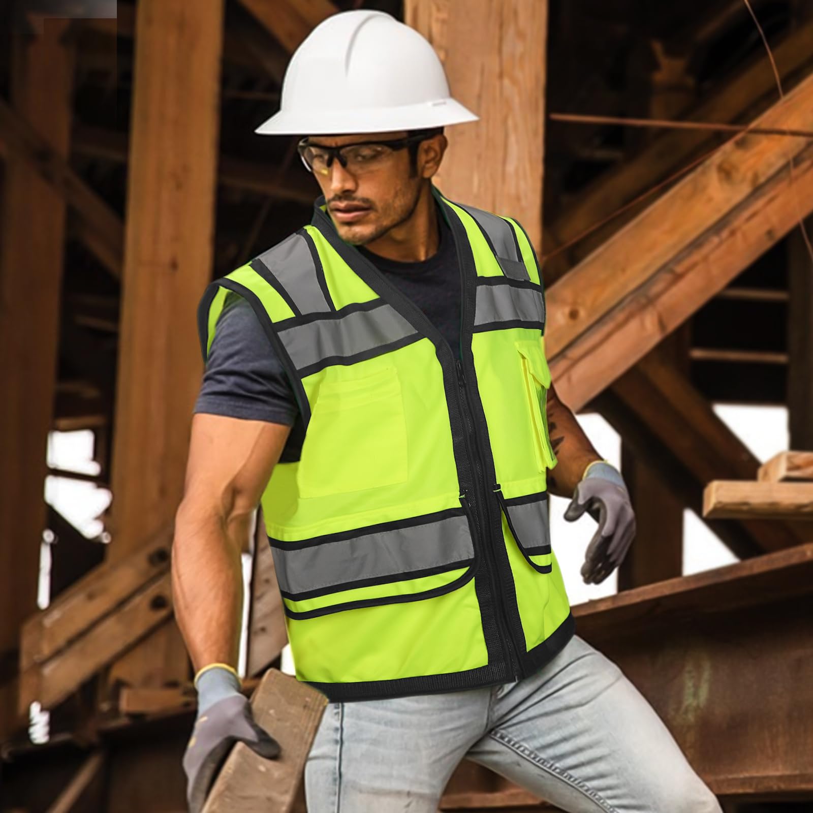 Snapklik.com : SKSAFETY 6 Pockets Safety Vest, Class 2 Classic Models ...