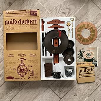 Amazon.co.jp: Guild Clock Double Flying Pendulum Wall Model Kit ...